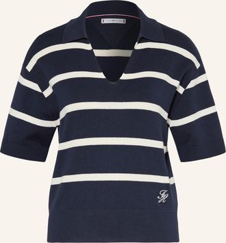 Tommy Hilfiger Strickshirt blau