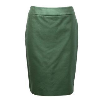 Armani Gr&uuml;ner Seiden/Baumwollrock Rmn01T Rm065 - - Skirts - Damen - Gr&uuml;n - XS