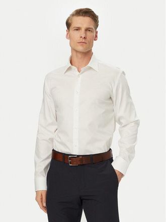 HUGO BOSS Hemd H-Joe 50560583 Wei&szlig; Regular Fit