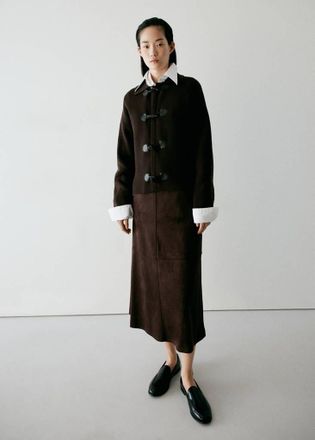 Mango SKIRT TOR chocolat - Femme - XS - MANGO