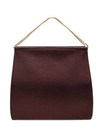 Neous sac cabas &agrave; bride en cha&icirc;ne - Marron