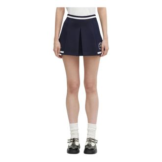 Sporty & Rich Mila Mini Skirt - - Skirts - Damen - Blau - M