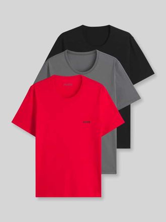 HUGO BOSS Regular Fit T-Shirt-Set aus reiner Baumwolle Modell T-SHIRT RN TRIPLET P