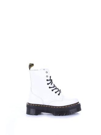 Dr. Martens Jadon 15265100, Unisex bovver boots, white, 40 EU