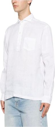Brian Dales Homme, Chemises, Blanc, Taille: 3XL 002 Camicia C/francese