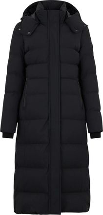 Moose Knuckles Manteau Au Genou - Noir