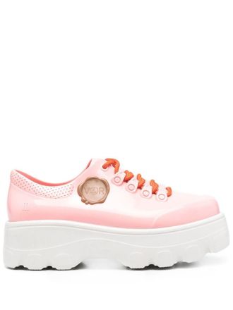 Viktor & Rolf baskets Kick Off &agrave; lacets - Rose