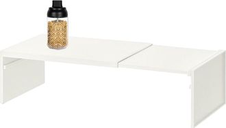 Generic Einstellbare Veranstalter - erweiterbare Arbeitsplatte, Schrankregal Stapler | Ausziehbare Speisekammer, platzsparende Regale, vielseitiges für Geschi