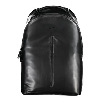 Calvin Klein Homme, Sacs, Noir, Taille: ONE Size Sac &agrave; Dos Noir avec Bretelles R&eacute;glables