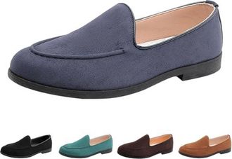 Generic Mocassins pour homme - Semelle plate en caoutchouc - Antid&eacute;rapantes - D&eacute;contract&eacute;es - L&eacute;g&egrave;res - Confortables - Chaussures de randonn&eacute;e &agrave; talon bas - C