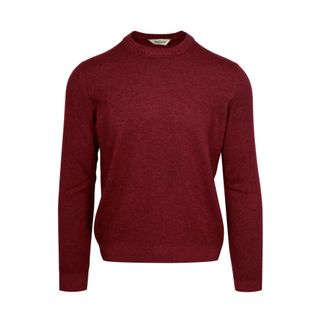 Gran Sasso Rundhals-Pullover - - Knitwear - Herren - Rot - 2XL
