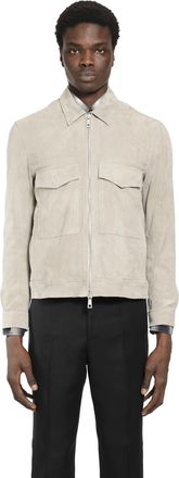Giorgio Brato Leather Zip-Up Jacket
