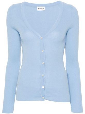 P.A.R.O.S.H. Gerippter Cardigan - Blau
