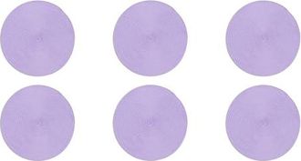 Excelsa Lot de 6 sets de table ronds, plastique PP, 36 cm (litre)