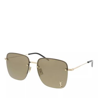 Saint Laurent Sonnenbrille - SL 312 M-006 58 Sunglass WOMAN METAL - Gr. unisize - in Gold - f&uuml;r Damen