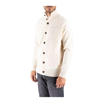 MC2 Saint Barth Lambswool Cardigan - - Knitwear - Herren - Wei&szlig; - M