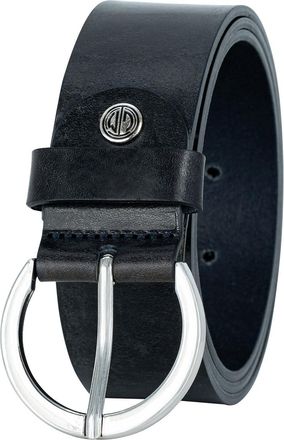 Lindenmann Lederg&uuml;rtel Damen 40 mm Vollrind blau, Farbe/Color:blau, Size US/EU:Bundweite 105 cm Gesamtl&auml;nge 120 cm W 41.3 XL