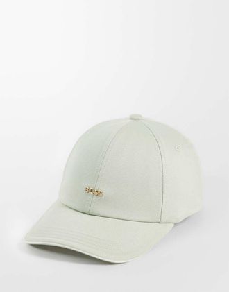 HUGO BOSS BOSS Red - Casquette avec logo dor&eacute; - Vert p&acirc;le
