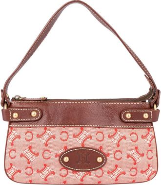 Celine Crossbody Bags - Celine Maccadam Monogram Handbag - Gr. unisize - in Rot - f&uuml;r Damen