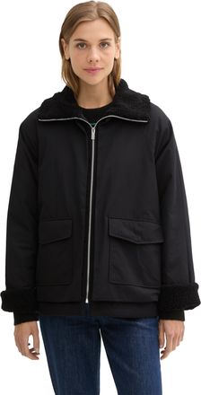 Tom Tailor Damen 1042885 Jacke, 14482-Deep Black, M