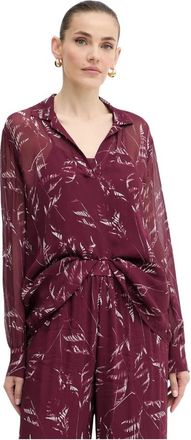 A|X Armani Exchange Damen, Blusen & Hemden, Rot, LGr&ouml;&szlig;e