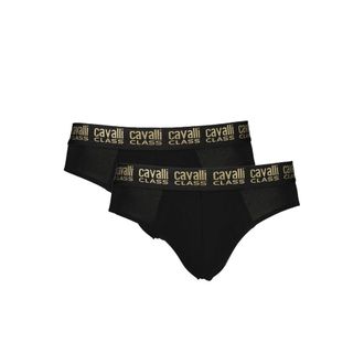 Cavalli Schwarze Baumwollunterw&auml;sche - - Underwear - Herren - Schwarzk - XL