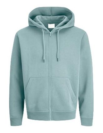 Jack & Jones Jjebradley Noos Sweat zipp&eacute; &agrave; Capuche, Bleu min&eacute;ral., XXL
