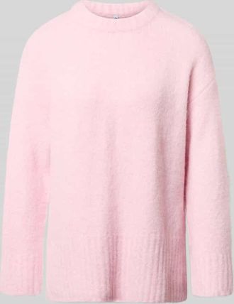 Pieces Pullover mit gerippten Abschl&uuml;ssen