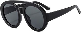 Generic Lunettes De Soleil &Agrave; Monture Large For Hommes, Femmes Et, Id&eacute;ales For Les Activit&eacute;s Plein Air Le Sport(Black)