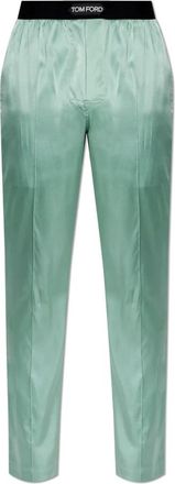 Tom Ford Homme, V&ecirc;tements de nuit et de d&eacute;tente, Vert, Taille: 2XL Pantalon de Pyjama en Soie