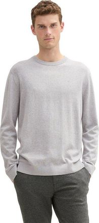 Tom Tailor Rundhalspullover mit Logostickerei