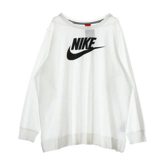 Nike T-Shirt &agrave; Manches Longues - Femme - Sport - Blanc - Taille: 46 FR