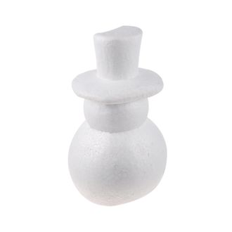 Artibetter Weihnachts Schneemann Dekoration Selbstgemacht Unvollendet Schaumstoff 25cm Weiß Kinder Basteln Zuhause Garten Party