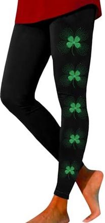 Generic Legging de sport irlandais pour femme avec pantalon de yoga doux et fin pour femme, gris fonc&eacute;, XXL