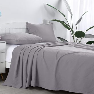 Generic AR Ware Bettlaken f&uuml;r Super-King-Size-Bett, 100 % &auml;gyptische Baumwolle, Fadenzahl 300, atmungsaktiv und lichtbest&auml;ndig, b&uuml;gelfrei, Hotelqualit&auml;t, 275 