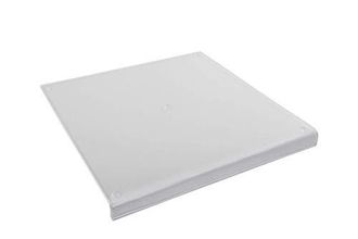 GSD G S D Haushaltsger&auml;te Haushaltsger&auml;te Acryl Schneidbrett mit Anschlag, Klar, 46,5 x 3,8 x 0,6 cm, 82 705