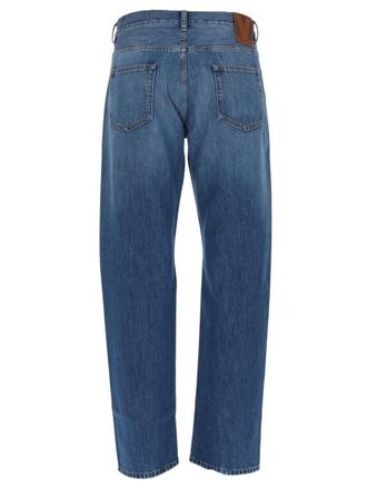 Valentino Five-Pocket Cotton Denim Jeans - Blue