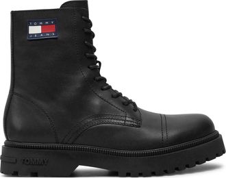 Tommy Jeans Schnürstiefeletten Tommy Jeans EM0EM01471 Schwarz