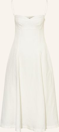 SIMKHAI Simkhai Kleid Analise Mit Leinen weiss