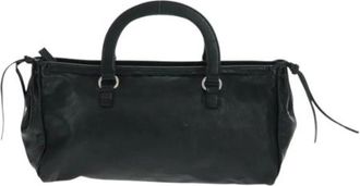 Prada Sac &agrave; main en cuir pr&eacute;-poss&eacute;d&eacute; - Femme - Pre-owned - Noir - Taille: ONE Size