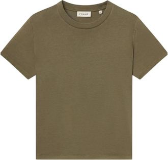 Frame Denim Tee en coton l&eacute;ger - Homme - Tops - Vert - Taille: L