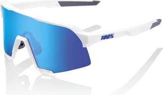 100% GAFAS S3 - Matt Weiß - Hiper Blue Multilayer Mirror Lens