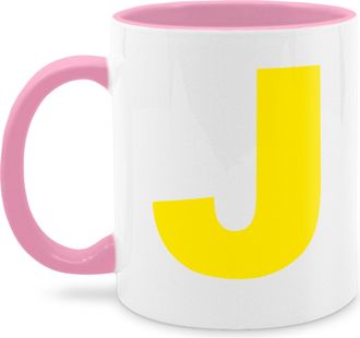 Shirtracer Tasse Tassen 325ml - Karneval & Fasching - Kost&uuml;m Buchstabe J Streifenh&ouml;rnchen Chipmunk M&auml;dchen Jeanette I Fastnacht Frauen Gruppenkost&uuml;m - 325 ml - R