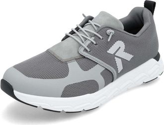 Rieker Herren Low-Top Sneaker 09103, Männer Halbschuhe, lose Einlage,Freizeitschuhe,Laufschuhe,straßenschuhe,Strassenschuhe,grau (45),44 EU / 9.5 UK