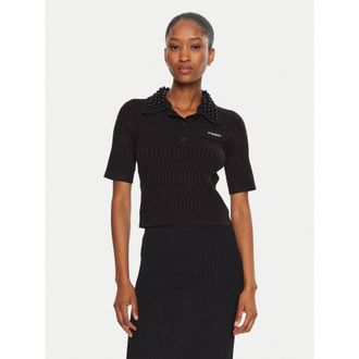 Pinko Poloshirt Egyptian 104363 A27J Schwarz Regular Fit