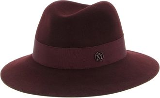 Maison Michel Fedora - Burgundy