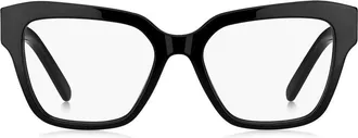 Marc Jacobs MA-1065621 Black Acetate Square-Frame Eyeglasses - Black