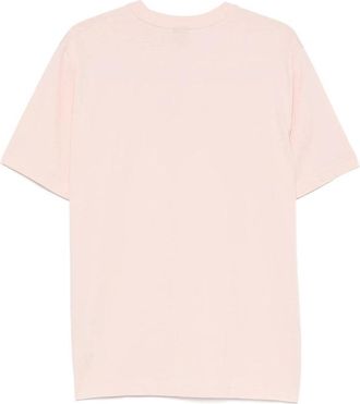 HUGO BOSS Logo-Print Cotton T-Shirt - Pink