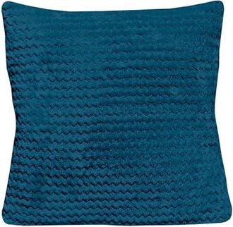 Soleil d'Ocre Cocooning Kissen, 45 x 45 cm, Entenblau