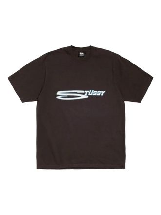 St&uuml;ssy t-shirt &agrave; logo imprim&eacute; - Noir